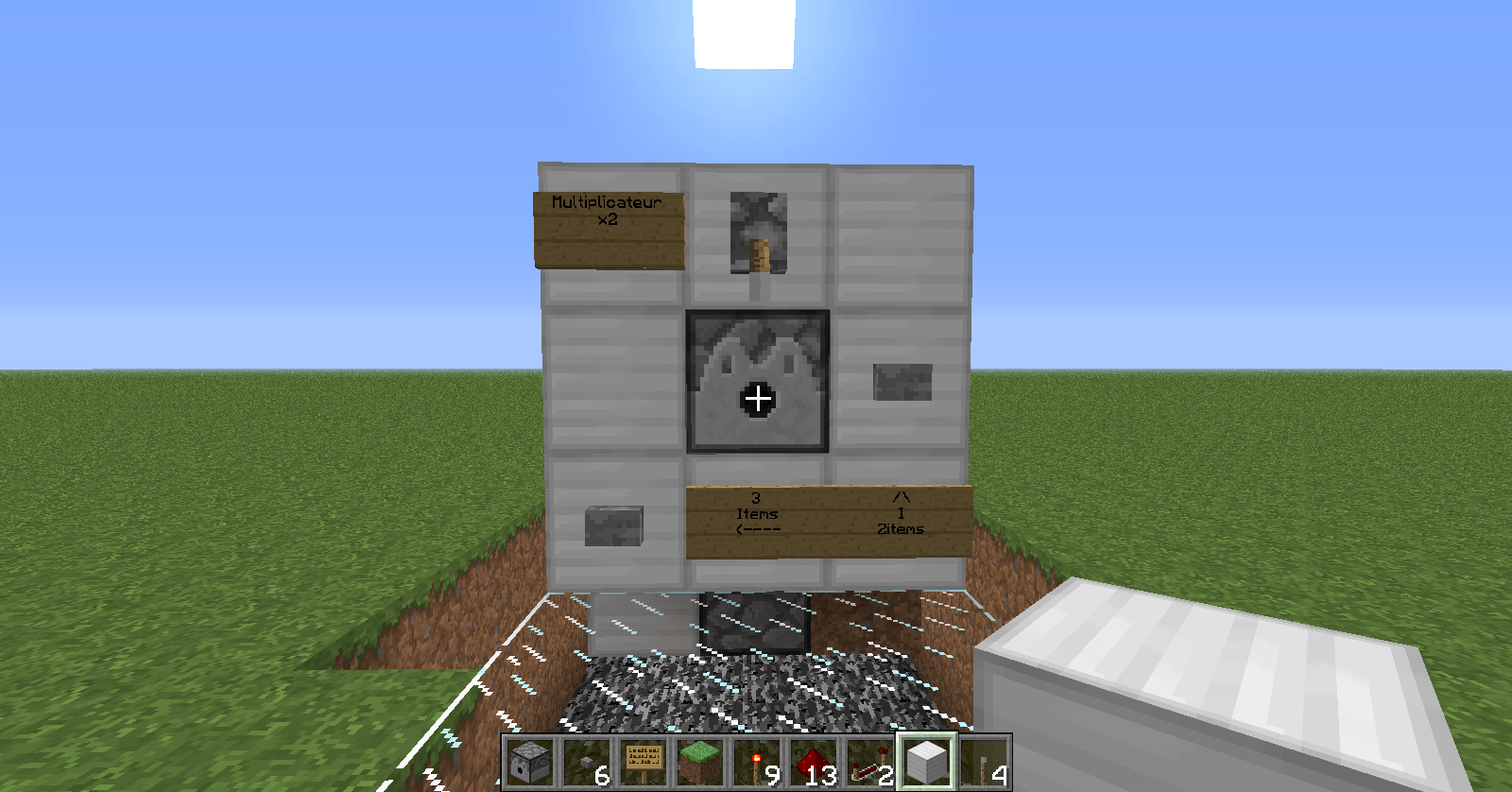 ⛏️ FR-Minecraft Dispenser et distribution d'item par groupe